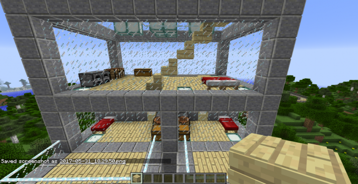 futuristic castle Minecraft Map