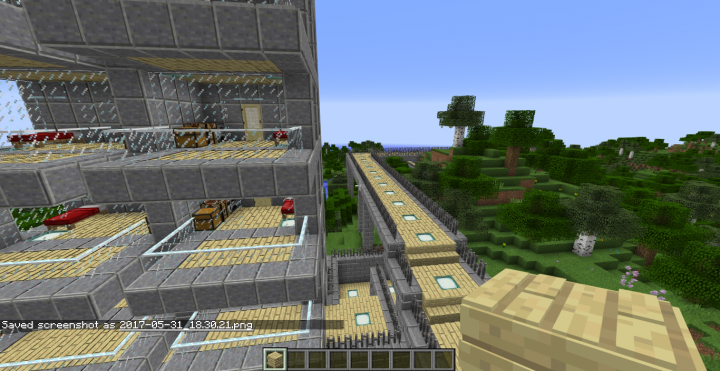 futuristic castle Minecraft Map