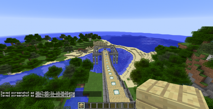 futuristic castle Minecraft Map