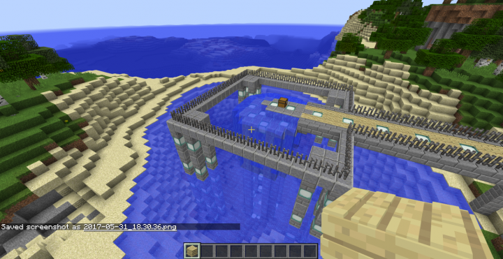 futuristic castle Minecraft Map