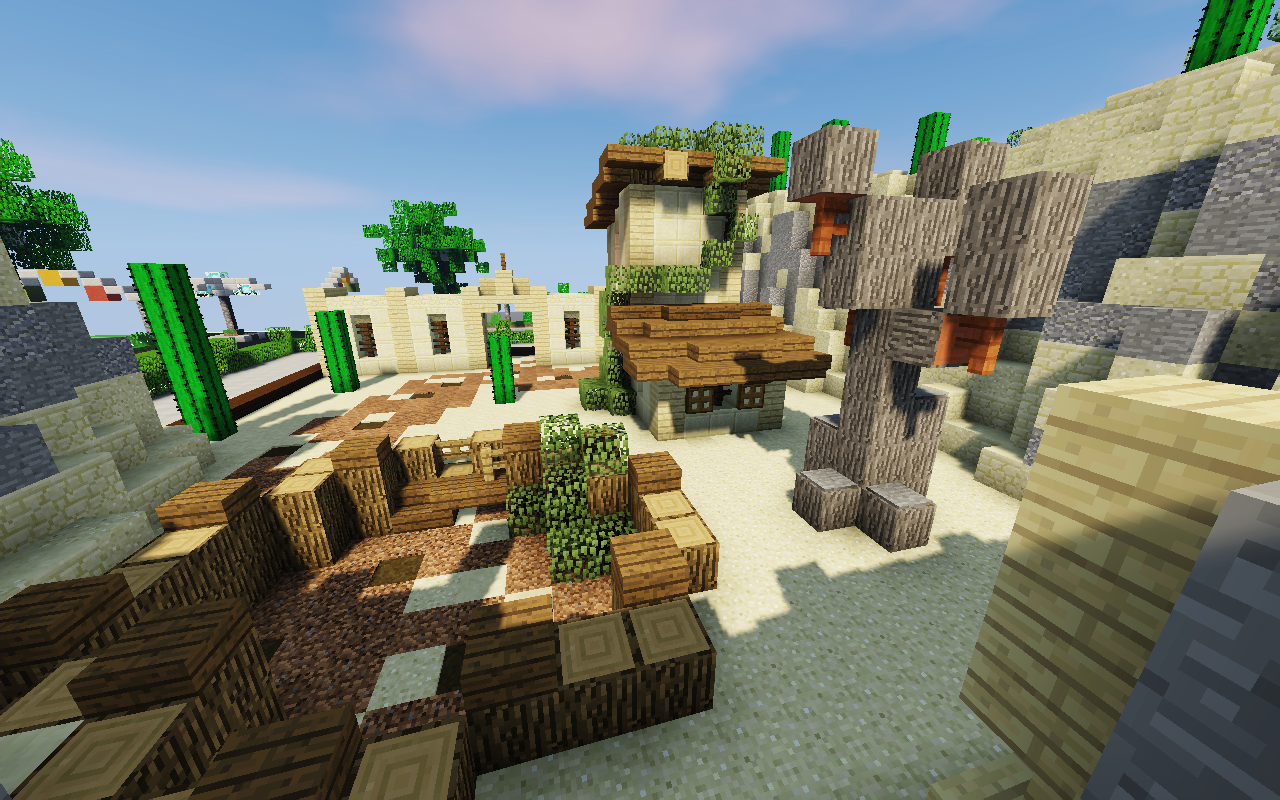 Sandstone Desert Survival Minecraft Map
