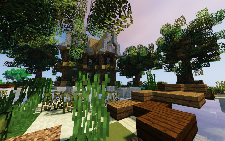 My take on a swampland biome Minecraft Map