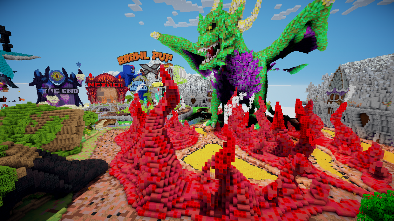 Brawl PvP Lobby Minecraft Map