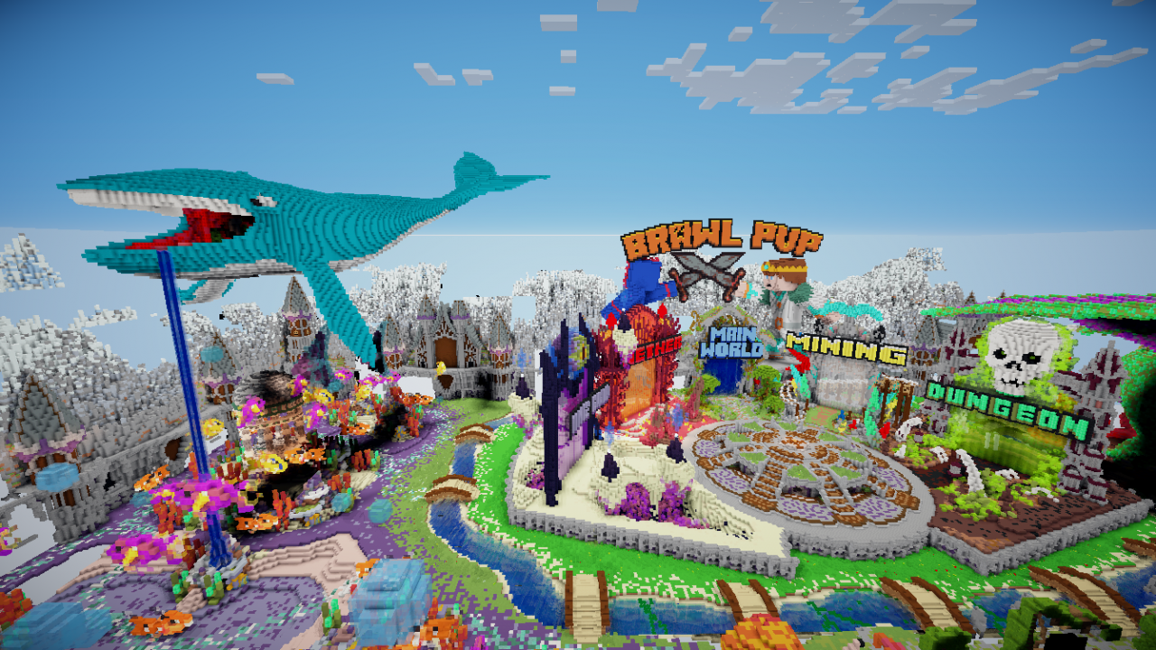 Brawl PvP Lobby Minecraft Map