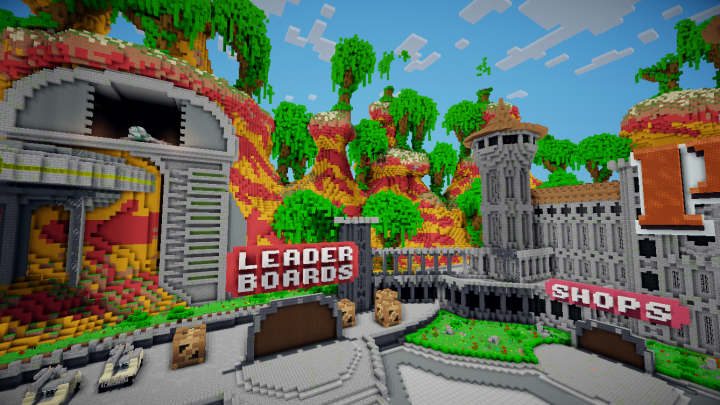 Shield of Dreams Prison Lobby Minecraft Map