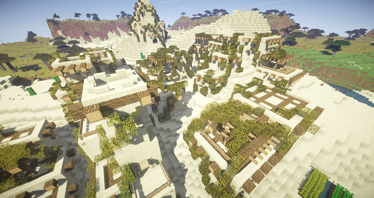 Desert Village Minecraft Map