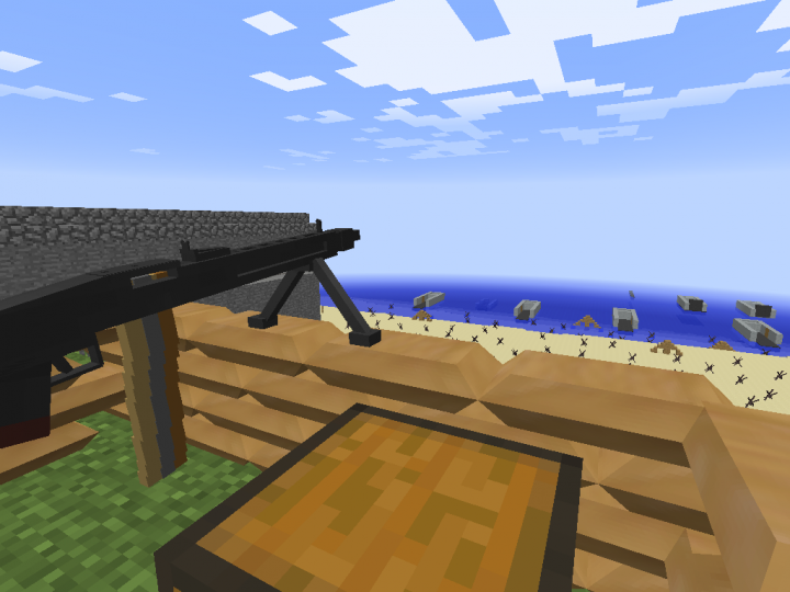 Omaha Beach Minecraft Map