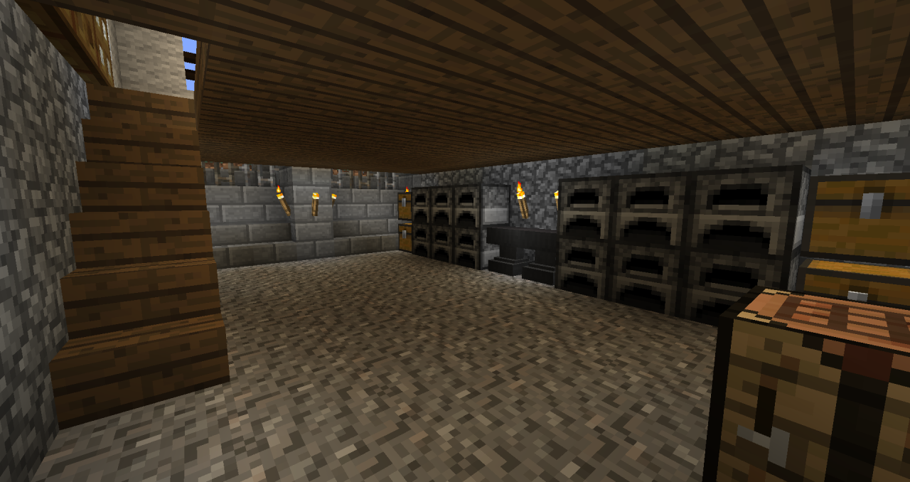 Simple Medieval Survival Home Minecraft Map