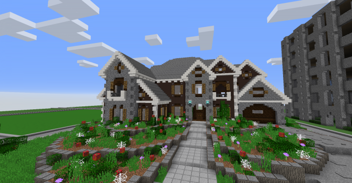 3 Houses Minecraft Map