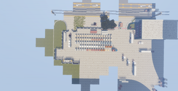 Industrial Building Yard | EmeraldCraft Minecraft Map