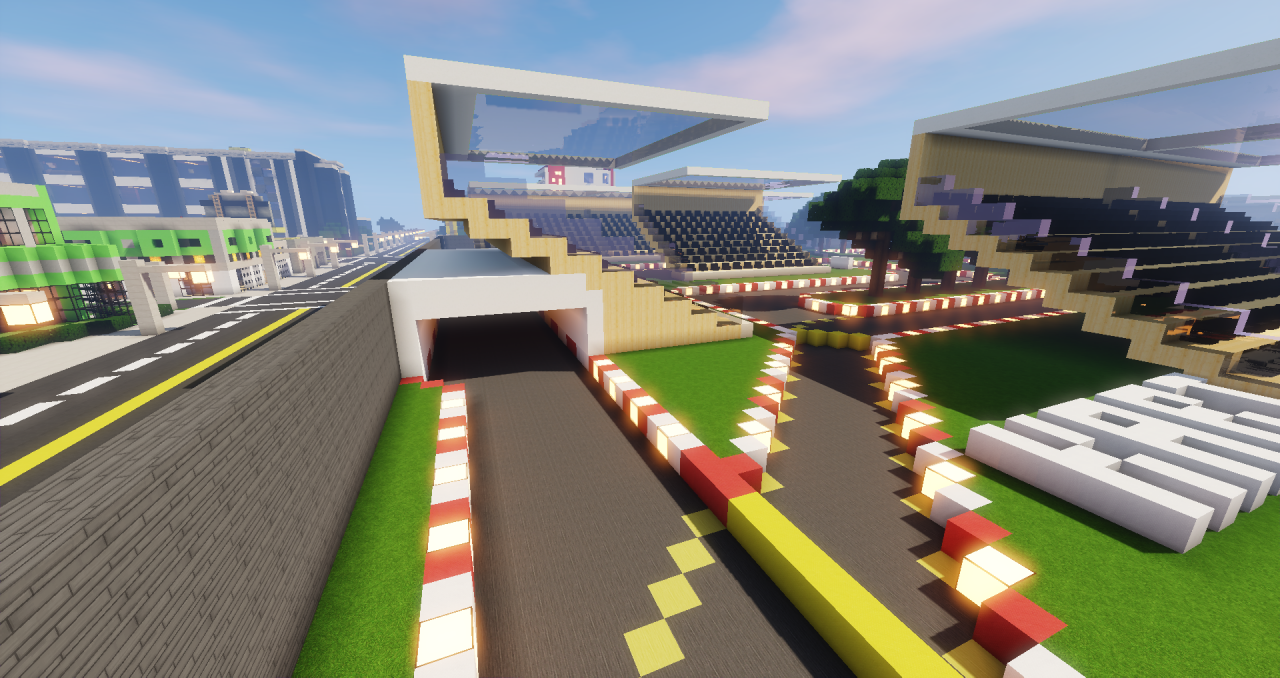 Karts circuit Minecraft Map