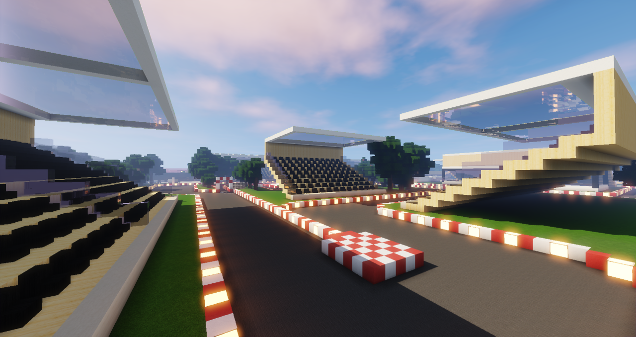 Karts circuit Minecraft Map