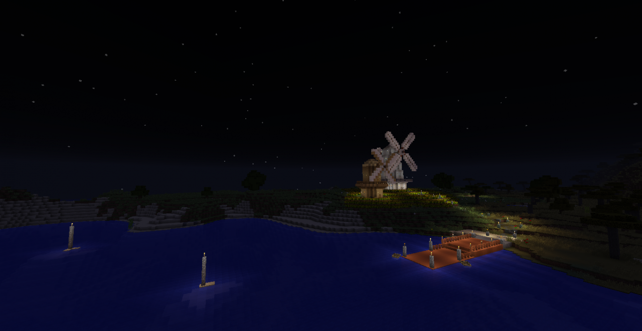 Windmills/Wheat Plantation Minecraft Map