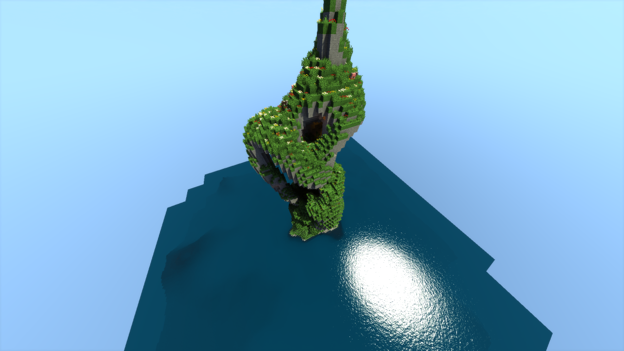 Survival TERRAFORMING island Minecraft Map