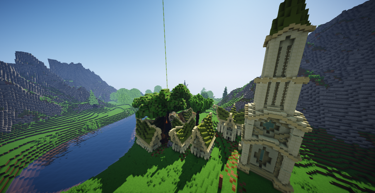 Elvish village Minecraft Map