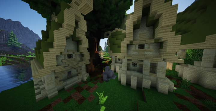 Elvish village Minecraft Map