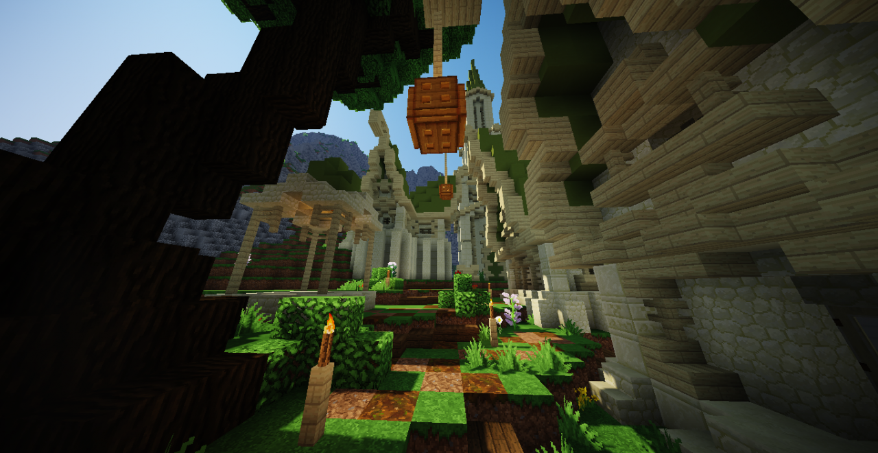 Elvish village Minecraft Map
