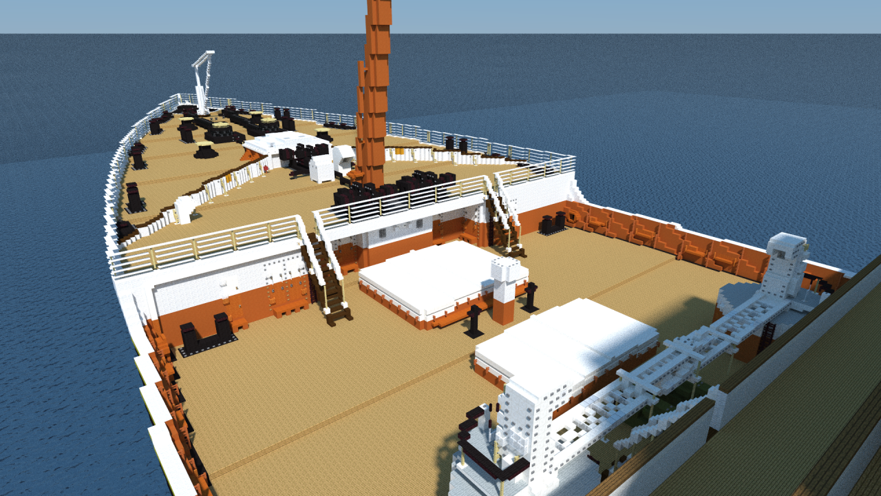RMS Olympic 5:1 in Minecraft. Minecraft Map