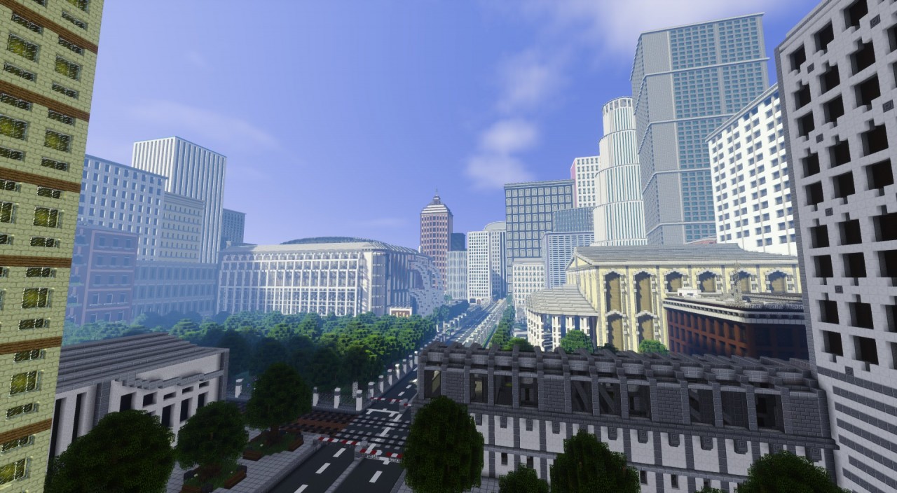 [Hub / Cityscape] Empire of Steel Minecraft Map