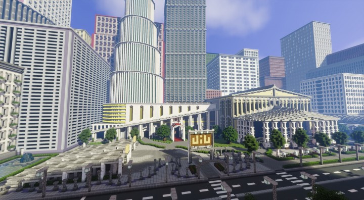 [Hub / Cityscape] Empire of Steel Minecraft Map