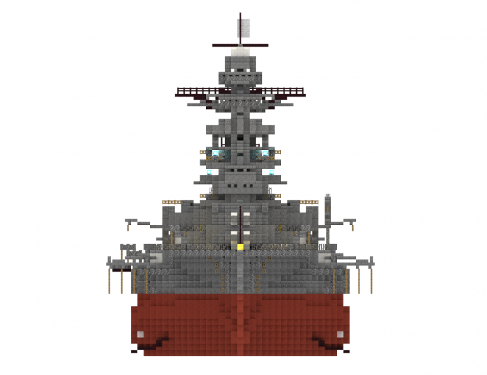 IJN BB Mutsu Minecraft Map