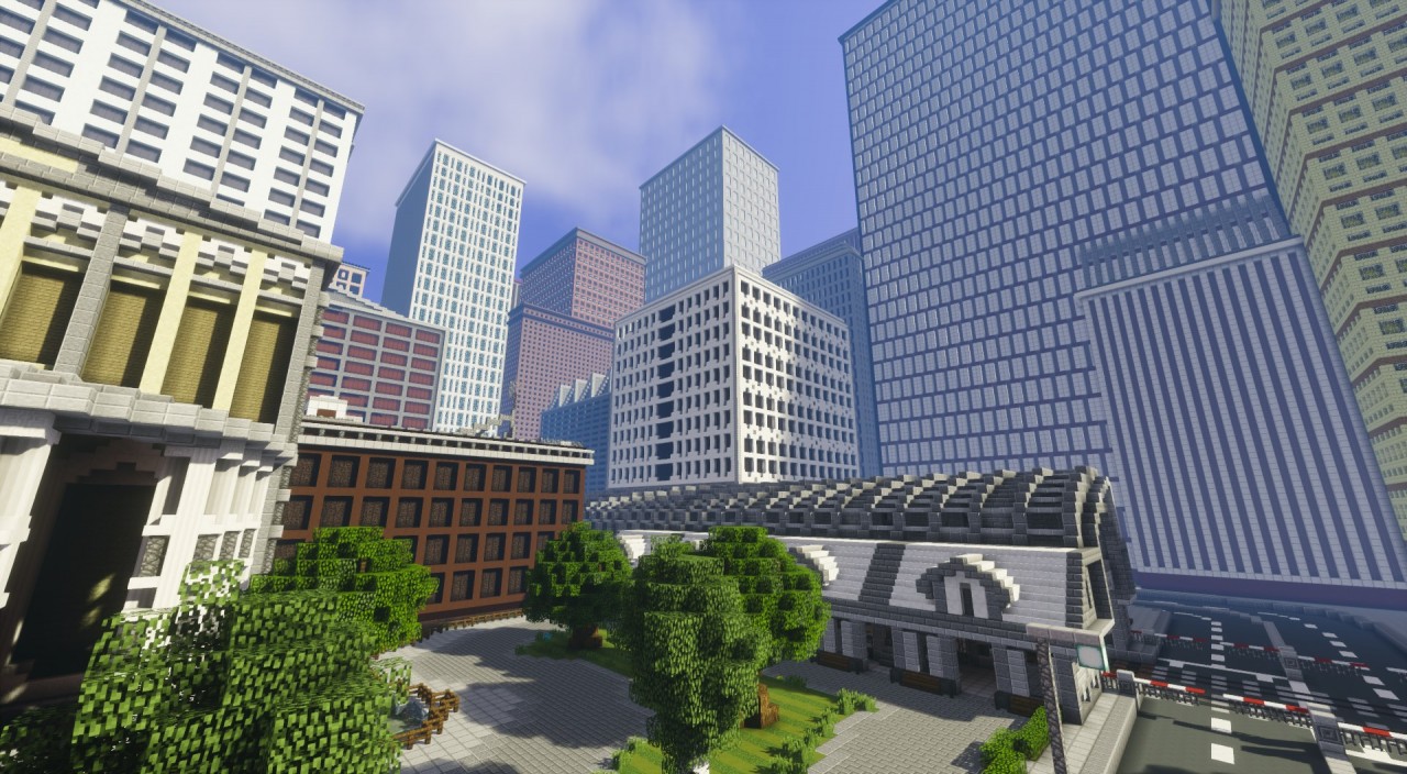 [Hub / Cityscape] Empire of Steel Minecraft Map