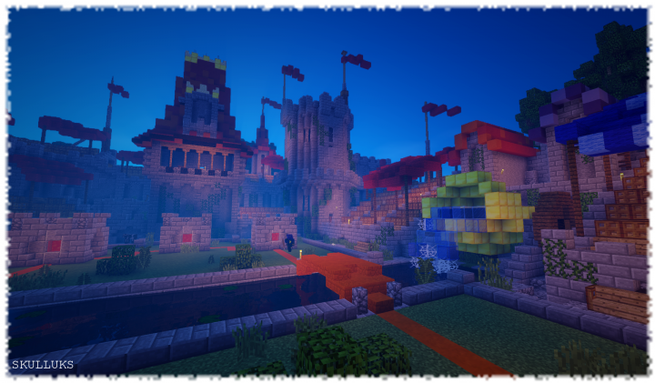 Minecraft Timelapse, Speed Build | Clash Royale | Royal Arena Minecraft Map