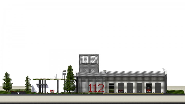 European Fire Station | TheVisual_Play Minecraft Map