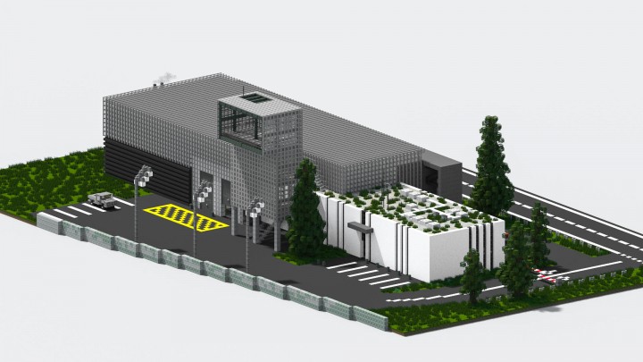 European Fire Station | TheVisual_Play Minecraft Map