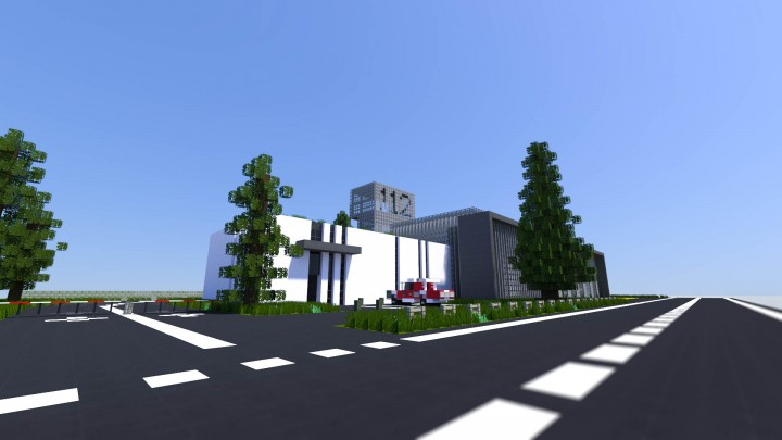 European Fire Station | TheVisual_Play Minecraft Map