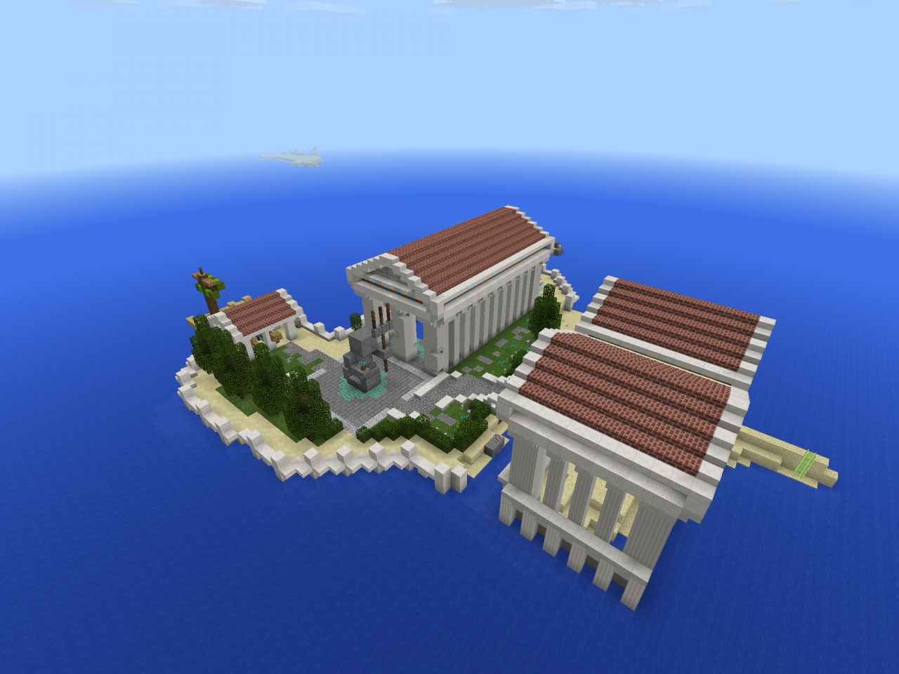 A Greek Island Town Minecraft Map