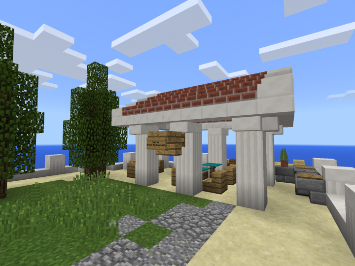 A Greek Island Town Minecraft Map