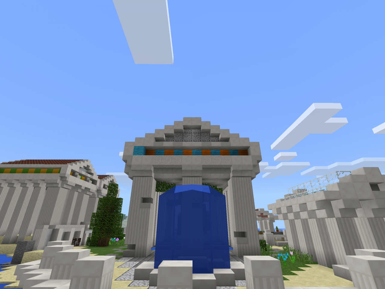 A Greek Island Town Minecraft Map