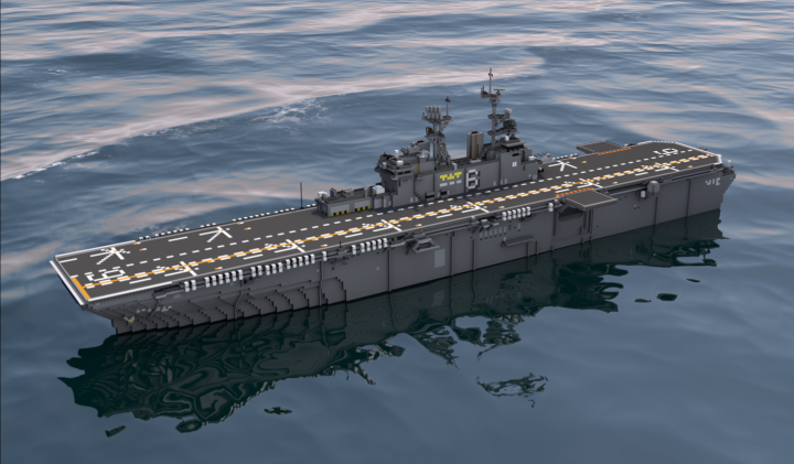 USS Bonhomme Richard (LHD-6) 1:1 scale Minecraft Map