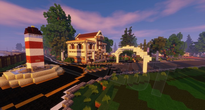 Lighthouse Point Beach- Resort [Inspired by Cedar Point] Minecraft Map