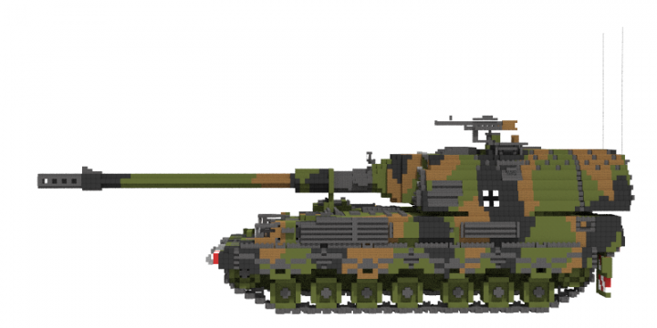 pzh 2000 self-propelled howitzer Minecraft Map
