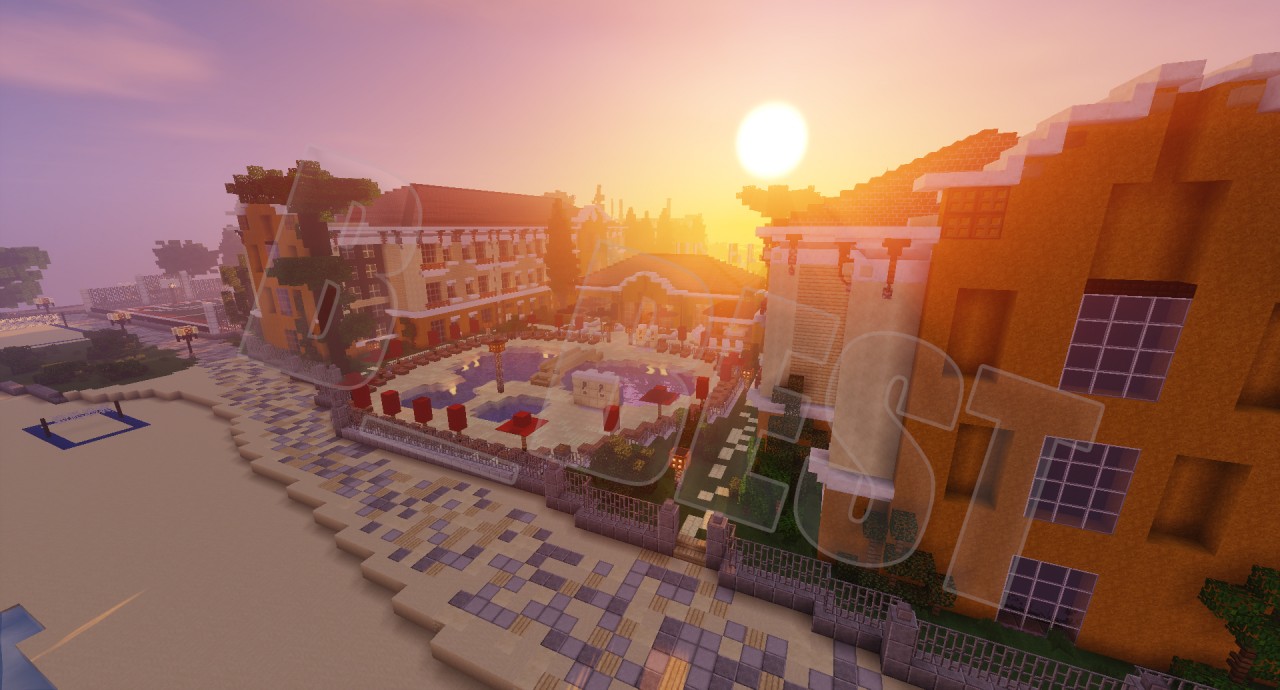 Hotel Sandcastle Inspired [Cedar Point] Minecraft Map