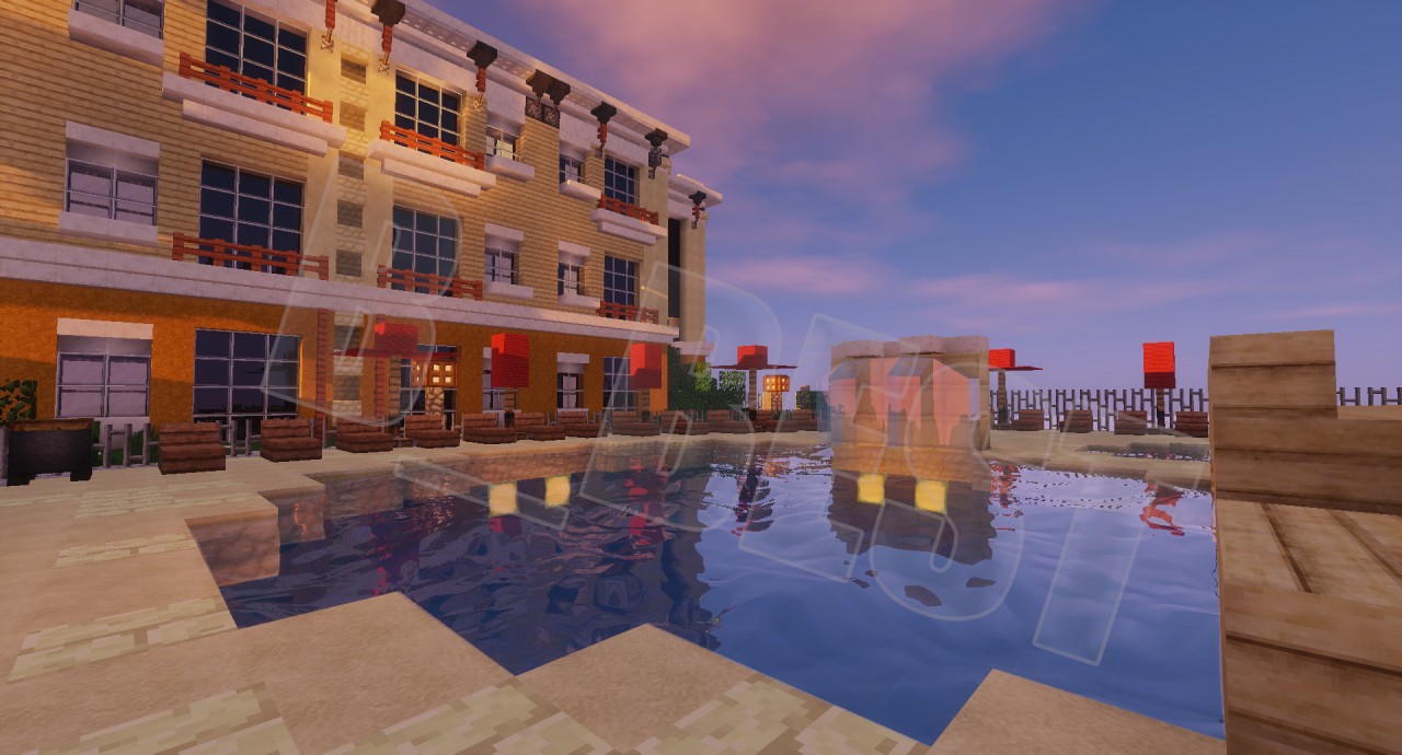 Hotel Sandcastle Inspired [Cedar Point] Minecraft Map