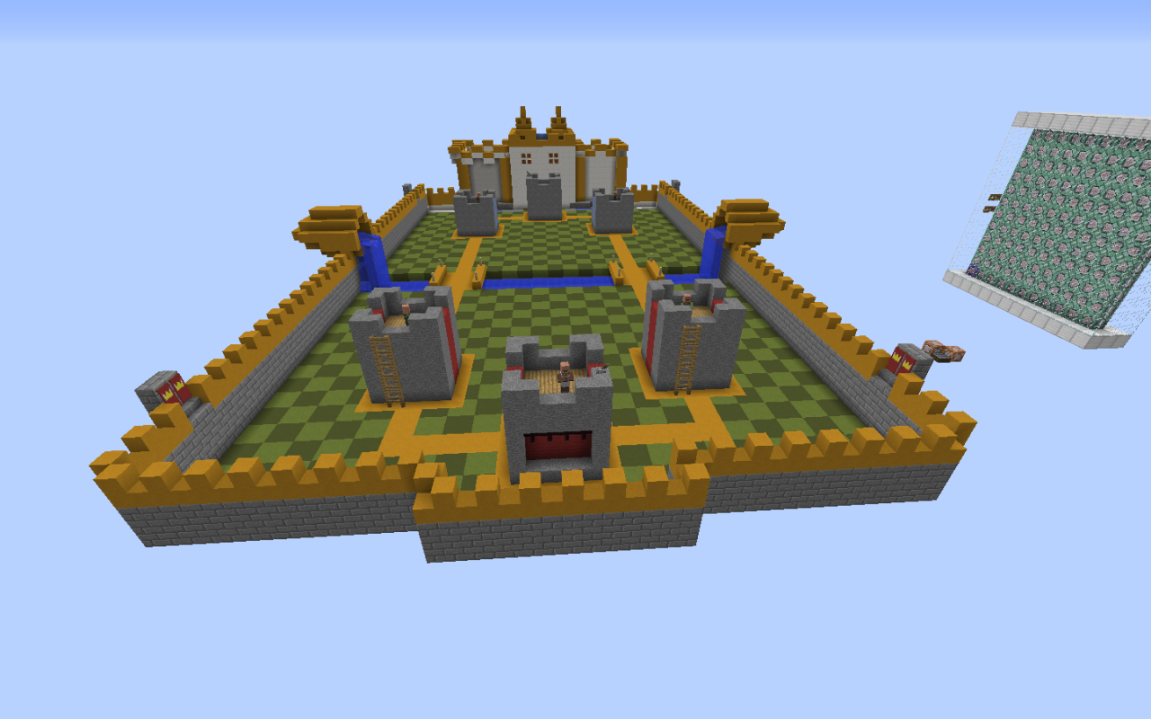 Clash Royale Arena 7 Minecraft Map