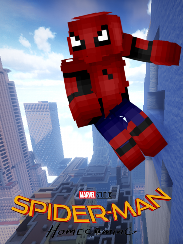 Spider-Man Homecoming Poster Minecraft Blog