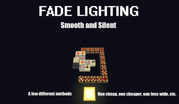 Minecraft - Fade Lighting, cheap, smooth and silent Minecraft Project