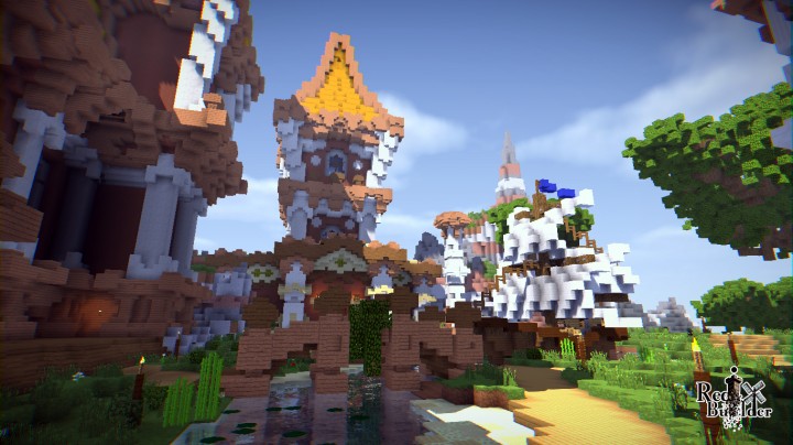 Yellow Spawn Minecraft Map