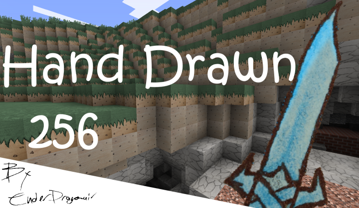 Hand-Drawn 256 Minecraft Texture Pack