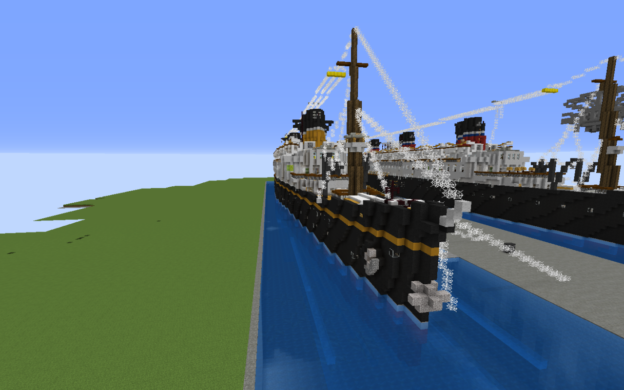 SS Elizabeth 1940's refit Minecraft Map