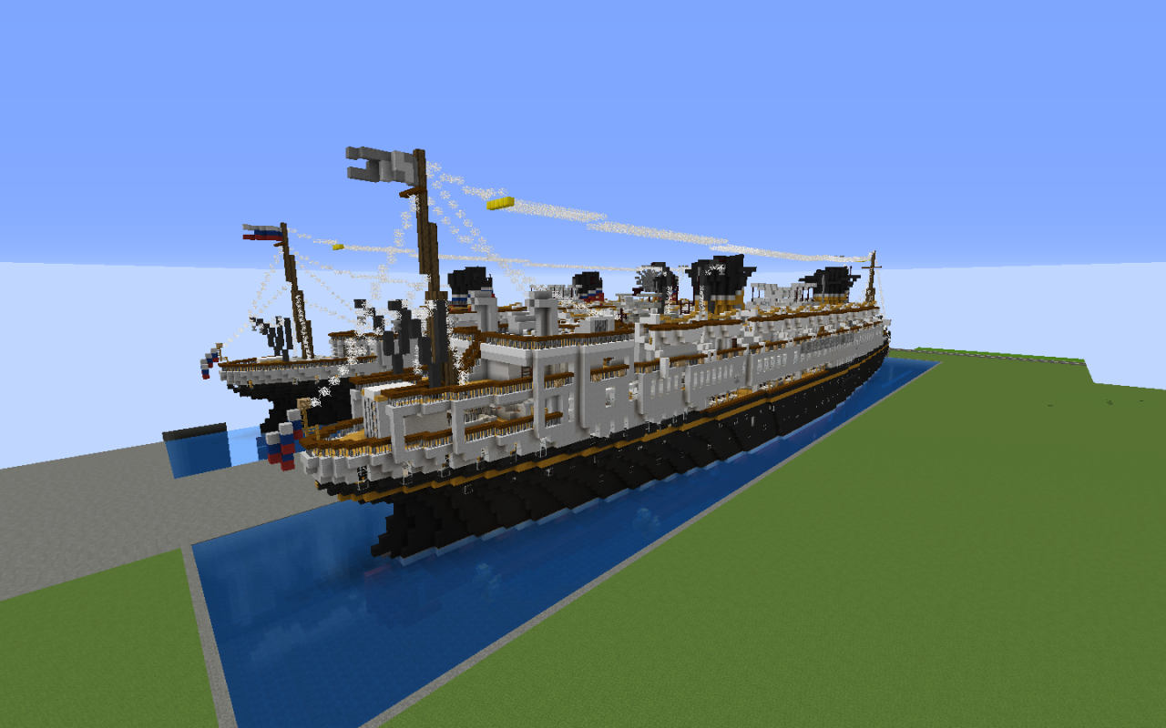 SS Elizabeth 1940's refit Minecraft Map