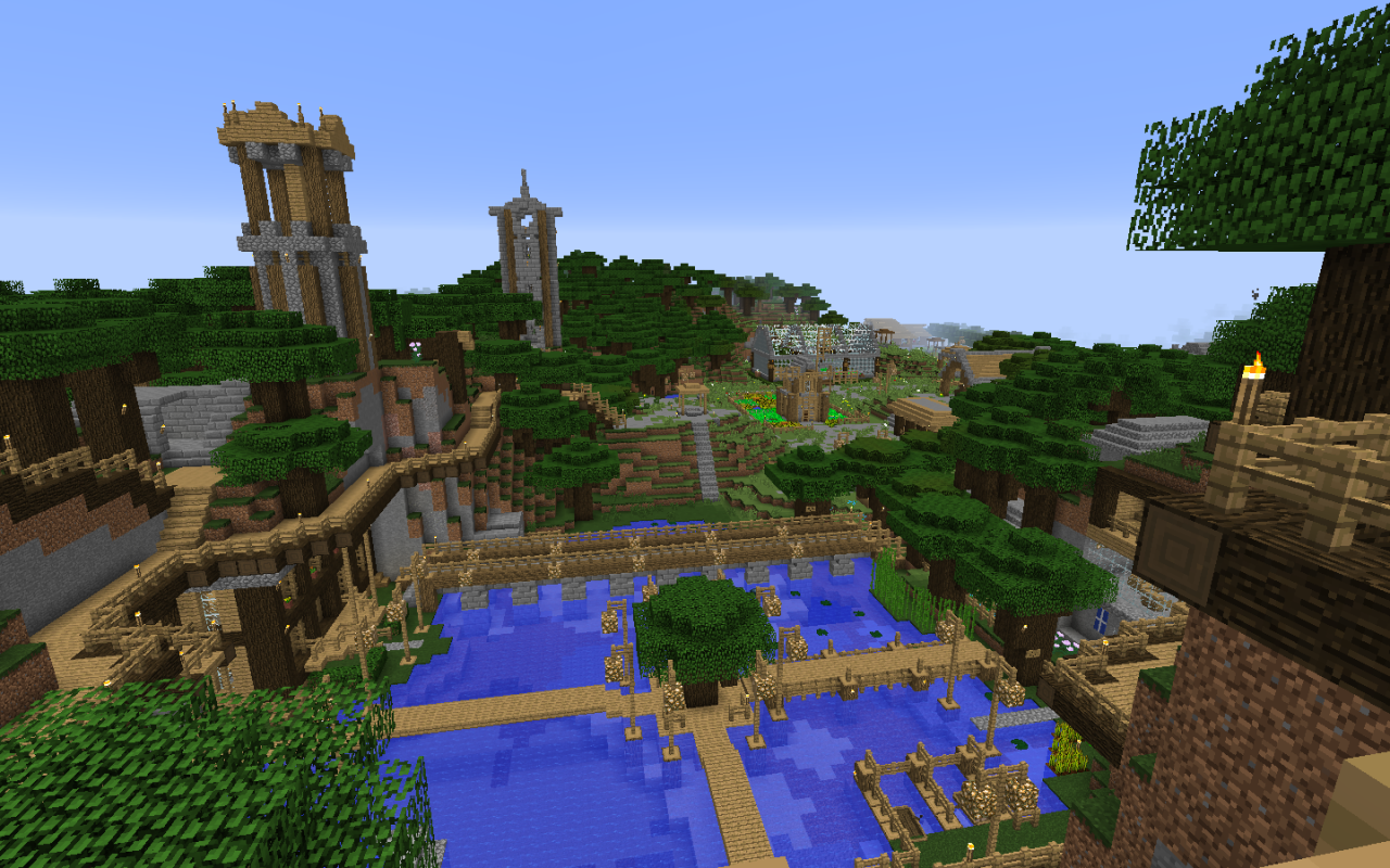 The Land Of Two Rivers Minecraft Map