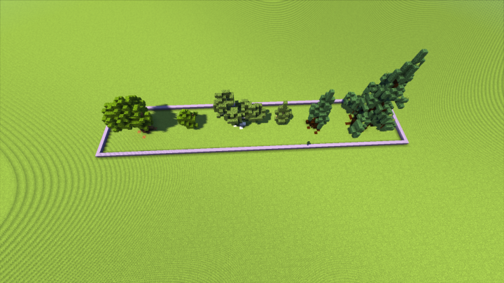 A small tree package(oak,birch,pine) + Tutorial! Minecraft Map