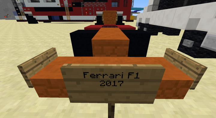 2017 Formula 1 Car Minecraft Map