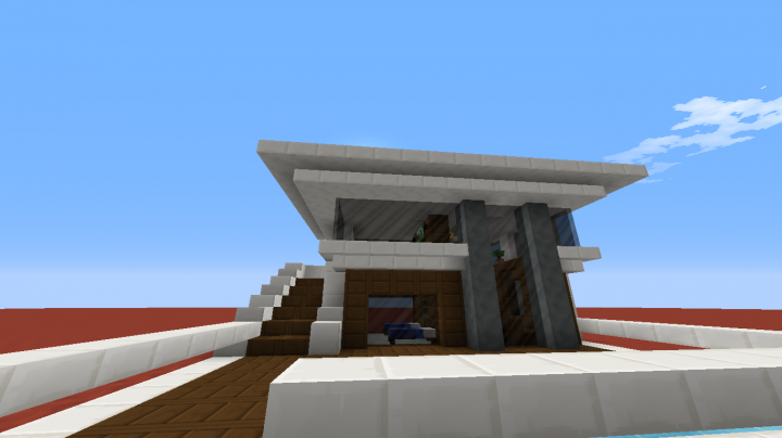 Small Modern House Minecraft Map