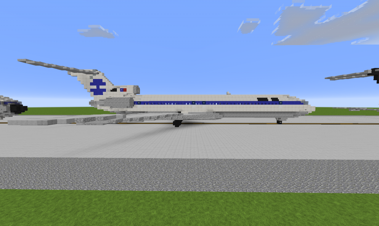 Boeing 727-200 1.5:1 scale +DOWNLOAD! Minecraft Map